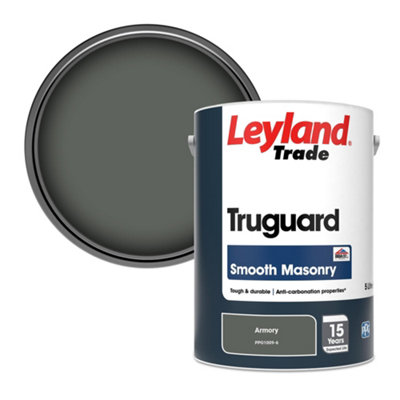 LEYLAND TRADE TRUGUARD SMOOTH MASONRY PAINT ARMORY (PPG1009-6) 5L