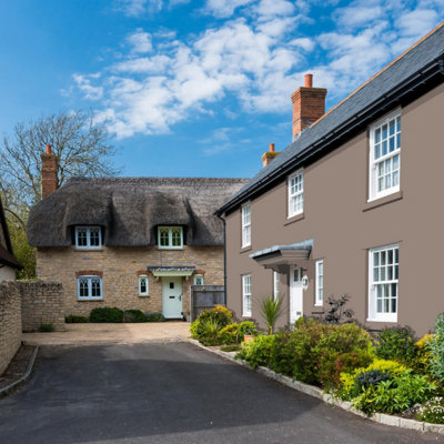 Leyland Trade Truguard Smooth Masonry Paint Brown Sand (PPG1073-5) 5L