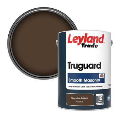 Leyland Trade Truguard Smooth Masonry Paint Chocolate Delight (PPG1073 ...