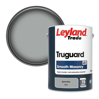 Leyland Trade Truguard Smooth Masonry Paint Dove Grey (00A05) 5L