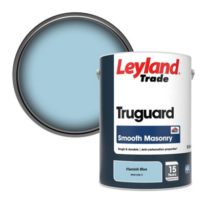 Leyland Trade Truguard Smooth Masonry Paint Flemish Blue (PPG1238-3) 5L