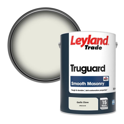 Leyland Trade Truguard Smooth Masonry Paint Garlic Clove (PPG18-09) 5L