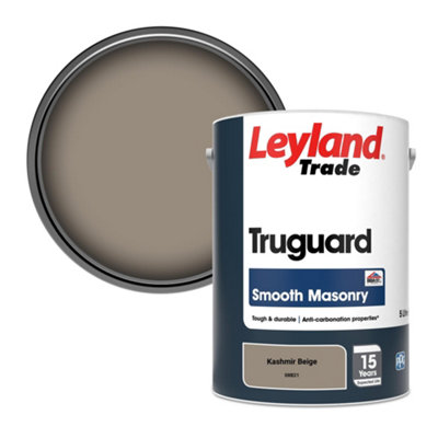 Leyland Trade Truguard Smooth Masonry Paint Kashmir Beige (08B21) 5L