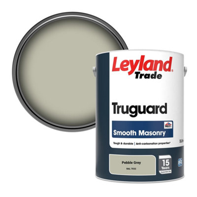 Leyland Trade Truguard Smooth Masonry Paint Pebble Grey (RAL 7032) 5L