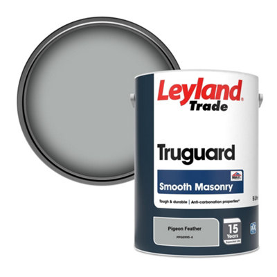 Leyland Trade Truguard Smooth Masonry Paint Pigeon Feather (PPG0995-4) 5L