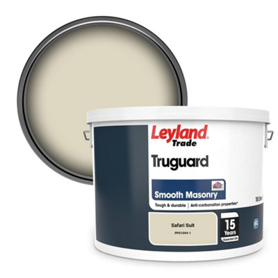 Leyland Trade Truguard Smooth Masonry Paint Safari Suit (PPG1094-1) 10L