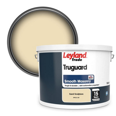 Leyland Trade Truguard Smooth Masonry Paint Sand Sculpture (PPG12-05) 10L