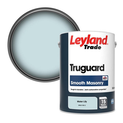 Leyland Trade Truguard Smooth Masonry Paint Water Lily (PPG1150-2) 5L