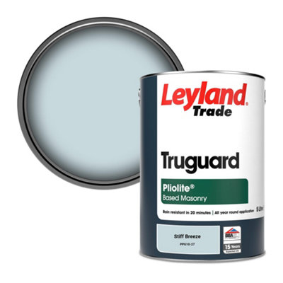 Leyland Trade Truguard Smooth Pliolite Masonry Paint Stiff Breeze ...
