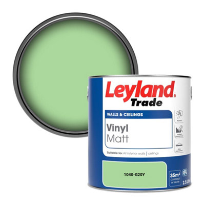 Leyland Trade Vinyl Matt Walls & Ceilings Emulsion Paint (1040-G20Y) 2.5L