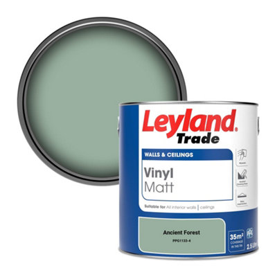 LEYLAND TRADE VINYL MATT WALLS & CEILINGS EMULSION PAINT ANCIENT FOREST ...