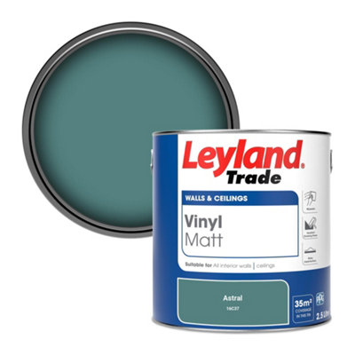 Leyland Trade Vinyl Matt Walls & Ceilings Emulsion Paint Astral (16C37 ...