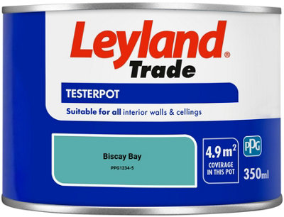 Leyland Trade Vinyl Matt Walls & Ceilings Emulsion Paint Biscay Bay ...