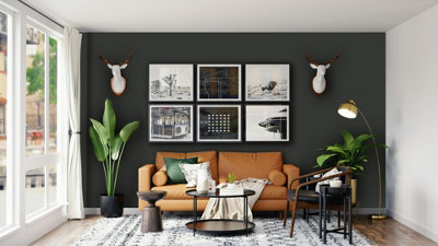 Leyland Trade Vinyl Matt Walls & Ceilings Emulsion Paint Black Brown ...