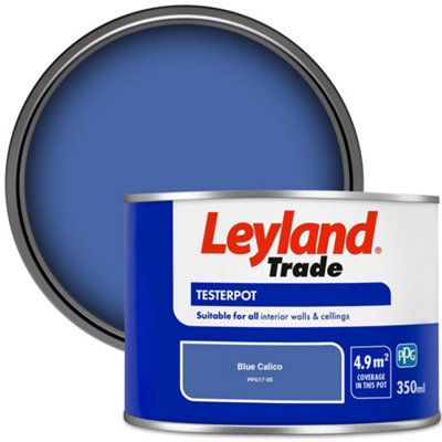 Leyland Trade Vinyl Matt Walls & Ceilings Emulsion Paint Blue Calico ...