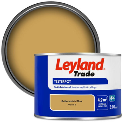 Leyland Trade Vinyl Matt Walls & Ceilings Emulsion Paint Butterscotch ...