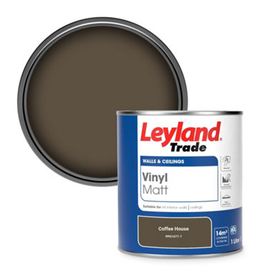 Leyland Trade Vinyl Matt Walls & Ceilings Emulsion Paint Coffee House ...
