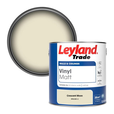 Leyland Trade Vinyl Matt Walls & Ceilings Emulsion Paint Crescent Moon ...