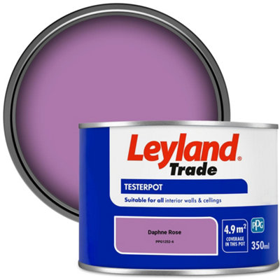 Leyland Trade Vinyl Matt Walls & Ceilings Emulsion Paint Daphne Rose ...