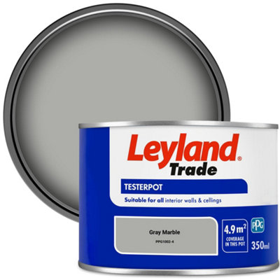 Leyland Trade Vinyl Matt Walls & Ceilings Emulsion Paint Gray Marble ...