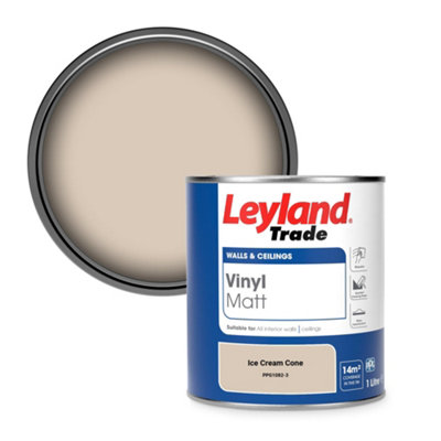 Leyland Trade Vinyl Matt Walls & Ceilings Emulsion Paint Ice Cream Cone ...