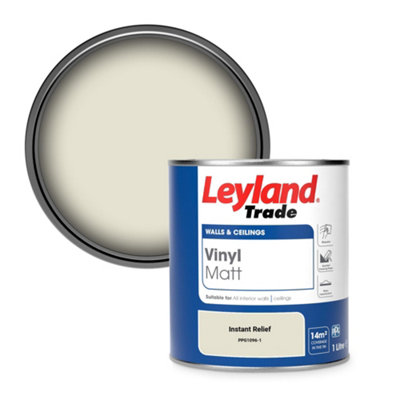 Leyland Trade Vinyl Matt Walls & Ceilings Emulsion Paint Instant Relief ...