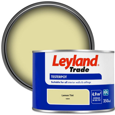 Leyland Trade Vinyl Matt Walls & Ceilings Emulsion Paint Lemon Tint ...