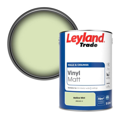 Leyland Trade Vinyl Matt Walls & Ceilings Emulsion Paint Mellow Mint ...