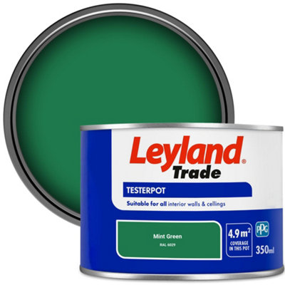 Leyland Trade Vinyl Matt Walls & Ceilings Emulsion Paint Mint Green ...