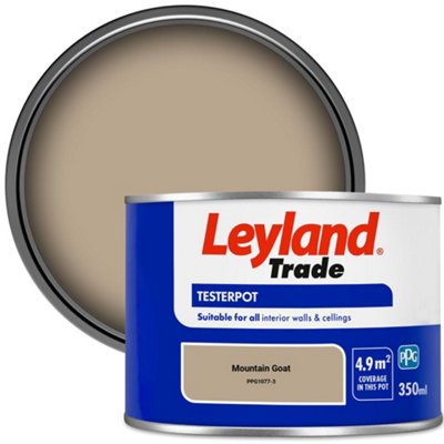 Leyland Trade Vinyl Matt Walls & Ceilings Emulsion Paint Mountain Goat ...