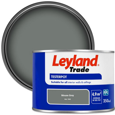 Leyland Trade Vinyl Matt Walls & Ceilings Emulsion Paint Mouse Grey ...