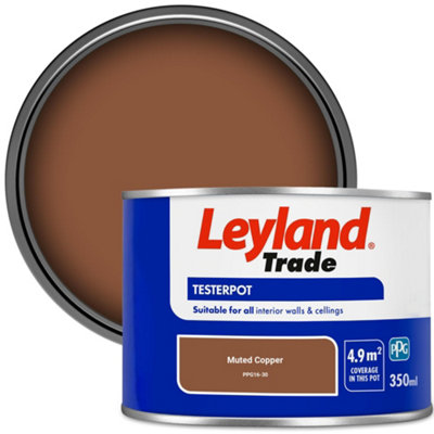 Leyland Trade Vinyl Matt Walls & Ceilings Emulsion Paint Muted Copper ...