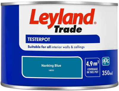 Leyland Trade Vinyl Matt Walls & Ceilings Emulsion Paint Nanking Blue ...