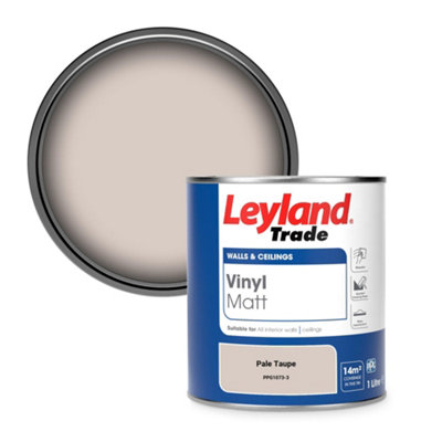 Leyland Trade Vinyl Matt Walls & Ceilings Emulsion Paint Pale Taupe ...