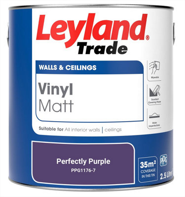 Leyland Trade Vinyl Matt Walls & Ceilings Emulsion Paint Perfectly ...