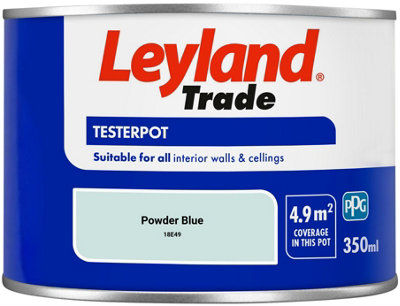 LEYLAND TRADE VINYL MATT WALLS & CEILINGS EMULSION PAINT POWDER BLUE ...