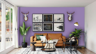 Leyland Trade Vinyl Matt Walls & Ceilings Emulsion Paint Purple Statice ...