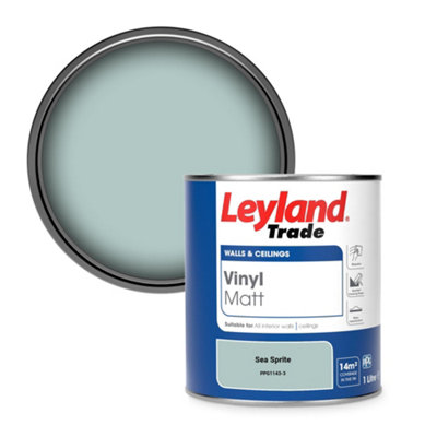 Leyland Trade Vinyl Matt Walls & Ceilings Emulsion Paint Sea Sprite ...