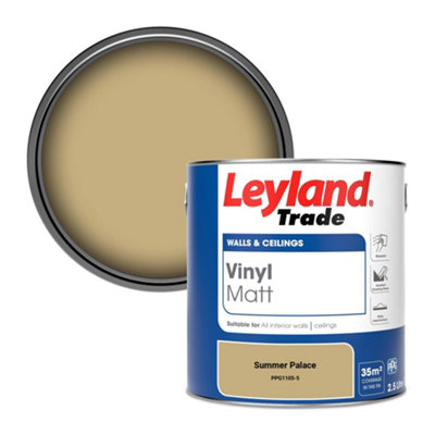 Leyland Trade Vinyl Matt Walls & Ceilings Emulsion Paint Summer Palace ...