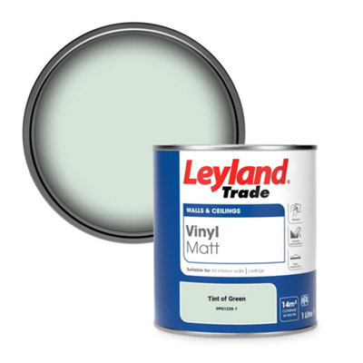 Leyland Trade Vinyl Matt Walls & Ceilings Emulsion Paint Tint of Green ...