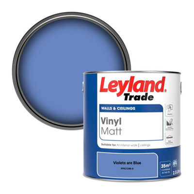 Leyland Trade Vinyl Matt Walls & Ceilings Emulsion Paint Violets are ...