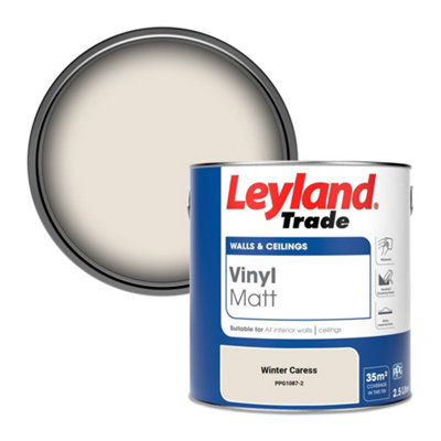 Leyland Trade Vinyl Matt Walls & Ceilings Emulsion Paint Winter Caress ...