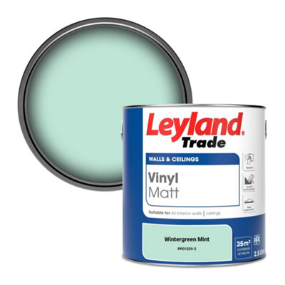 Leyland Trade Vinyl Matt Walls & Ceilings Emulsion Paint Wintergreen ...