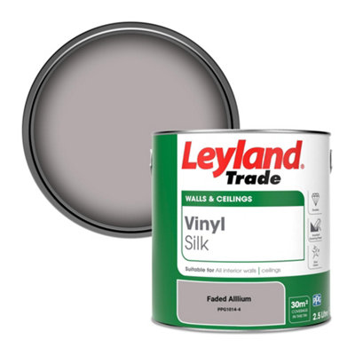 Leyland Trade Vinyl Silk Walls & Ceilings Emulsion Paint Faded Alllium ...
