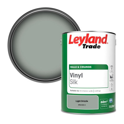 Leyland Trade Vinyl Silk Walls & Ceilings Emulsion Paint Light Drizzle ...