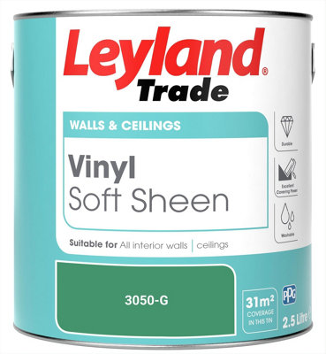 Leyland Trade Vinyl Soft Sheen Walls & Ceilings Emulsion Paint (3050-G) - 2.5L