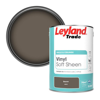 Leyland Trade Vinyl Soft Sheen Walls & Ceilings Emulsion Paint Beaver ...