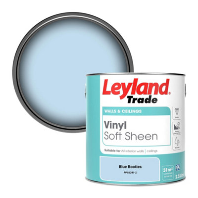 Leyland Trade Vinyl Soft Sheen Walls & Ceilings Emulsion Paint Blue ...
