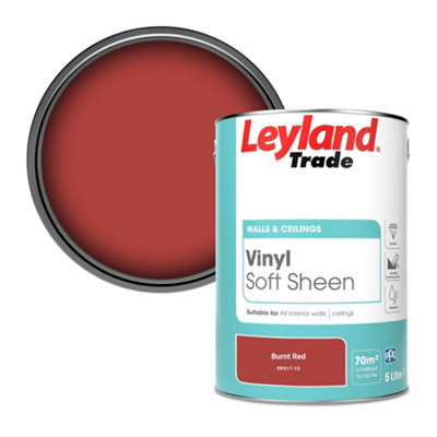 Leyland Trade Vinyl Soft Sheen Walls & Ceilings Emulsion Paint Burnt ...