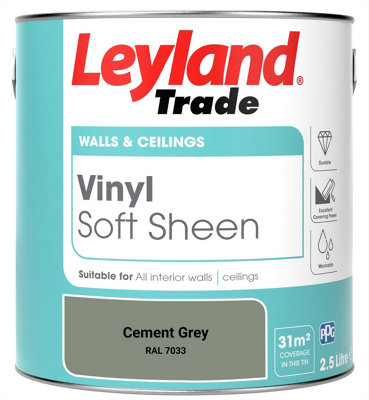 Leyland Trade Vinyl Soft Sheen Walls & Ceilings Emulsion Paint Cement ...